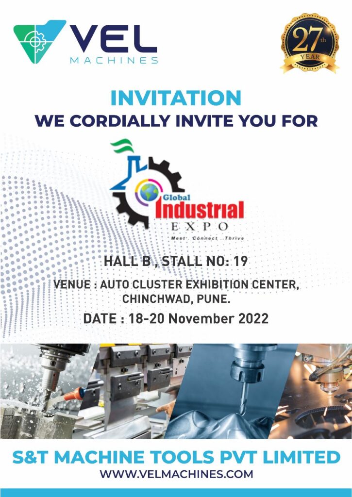 Global Industrial Expo -2022 - Vel Machines